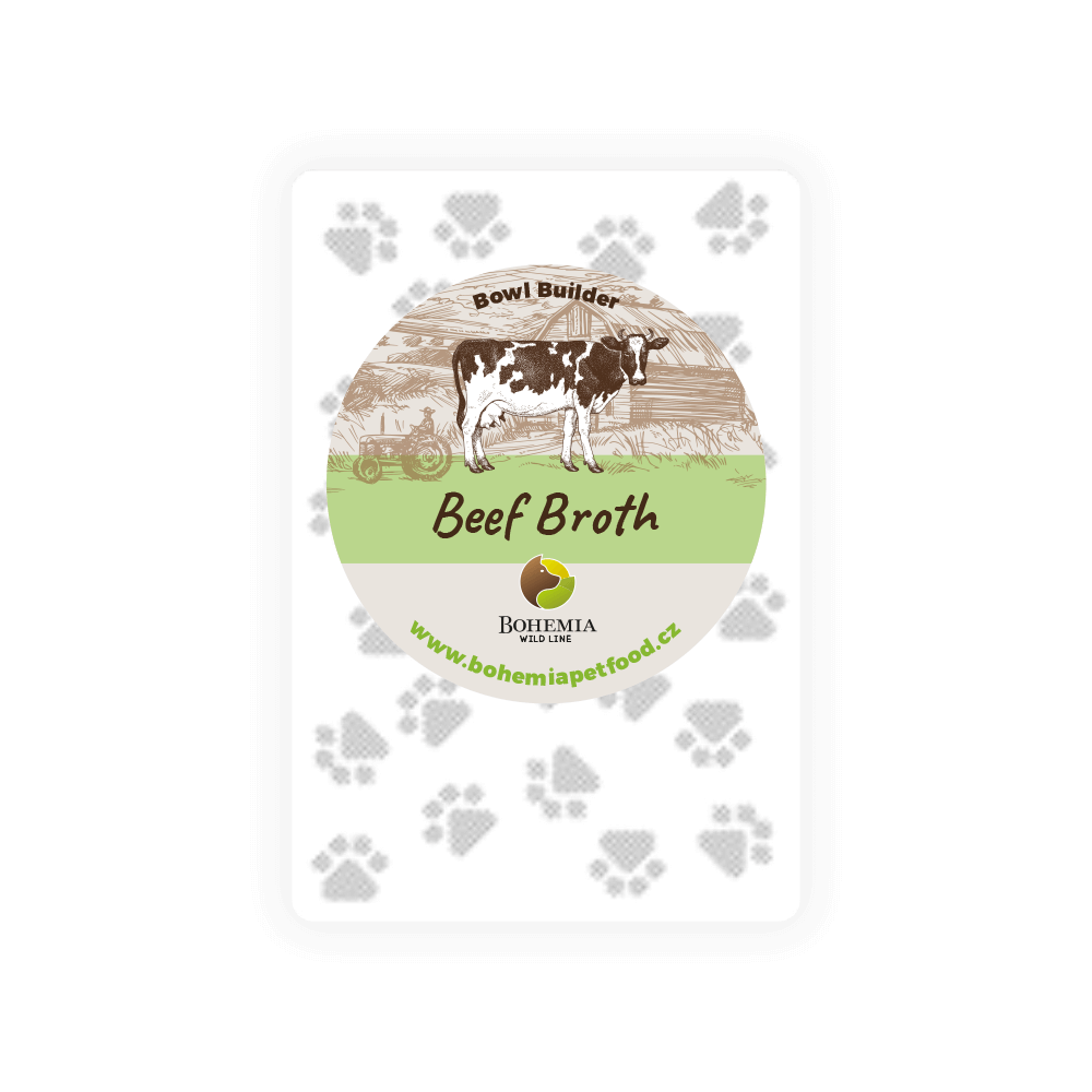 BOHEMIA WILD Beef Broth 100ml - Bohemia Pet Food
