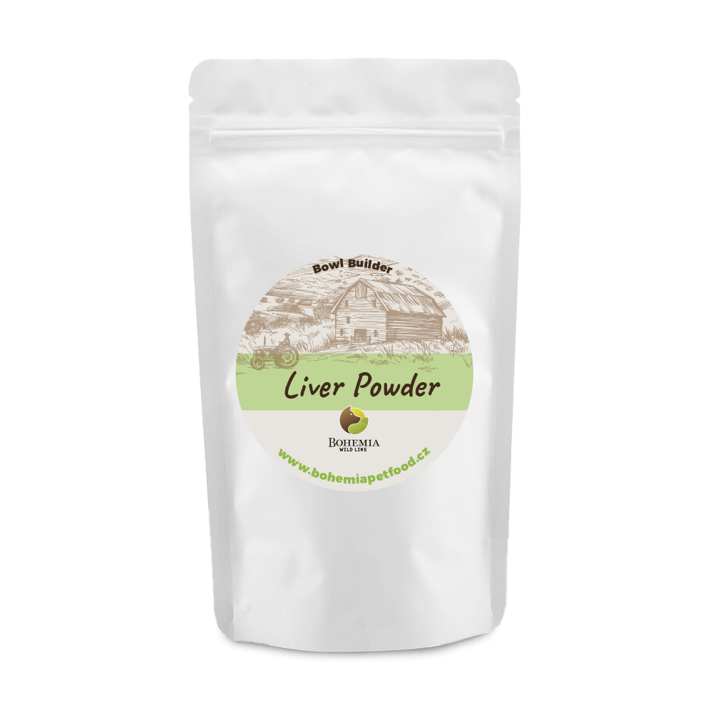 BOHEMIA WILD Liver Powder 500g - Bohemia Pet Food