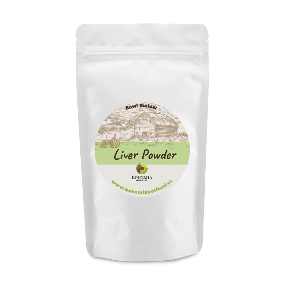BOHEMIA WILD Liver Powder 500g - Bohemia Pet Food